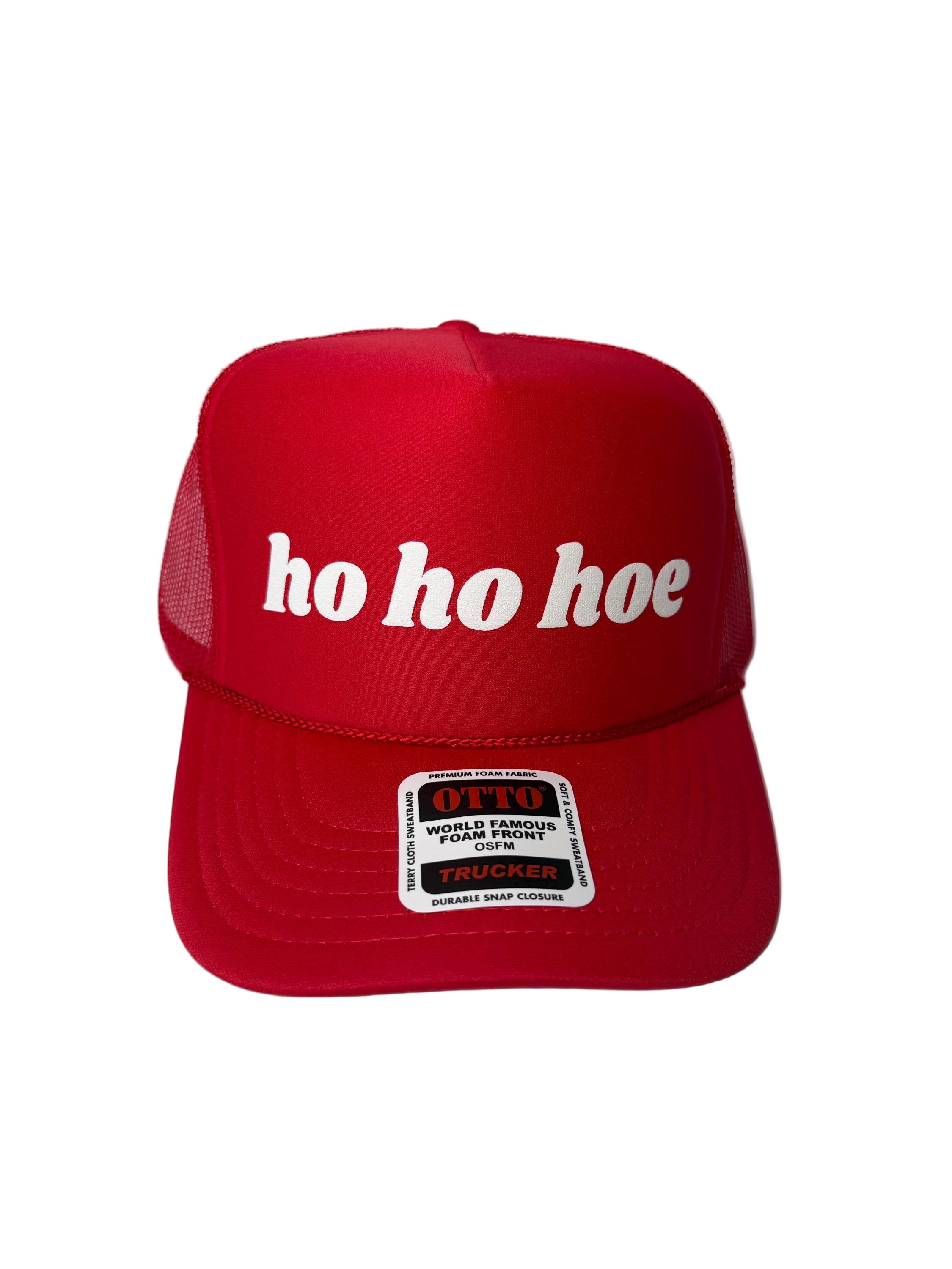 Ho Ho Hoe Trucker Hat - Funny Christmas Hats – Feral Mother Truckers